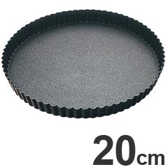 製菓用品　TOURTIERE RONDE CANNELEEメーカー；GOBEL（ゴーベル）サイズ；内径200（底径190）×深さ25mm材質；スチール（フッ素樹脂加工）