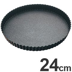 製菓用品　TOURTIERE RONDE CANNELEEメーカー；GOBEL（ゴーベル）サイズ；内径240（底径230）×深さ25mm材質；スチール（フッ素樹脂加工）