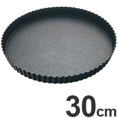 製菓用品　TOURTIERE RONDE CANNELEEメーカー；GOBEL（ゴーベル）サイズ；内径300（底径285）×深さ25mm材質；スチール（フッ素樹脂加工）