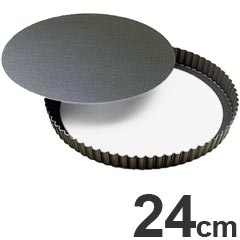 製菓用品　TOURTIERE RONDE CANNELEEメーカー；GOBEL（ゴーベル）サイズ；内径240（底径230）×深さ25mm材質；スチール（フッ素樹脂加工）