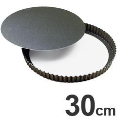 製菓用品　TOURTIERE RONDE CANNELEEメーカー；GOBEL（ゴーベル）サイズ；内径300（底径285）×深さ25mm材質；スチール（フッ素樹脂加工）