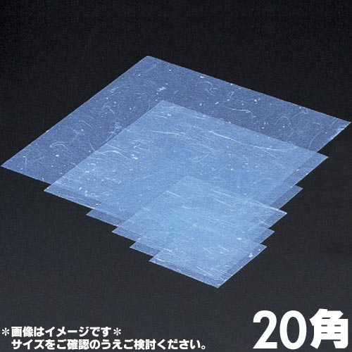 業務用　料理用　演出用品　敷紙メーカーマイン商品外寸(mm)縦200×横200その他表面のラミネート加工面に料理を盛り付けてください。材質・原材料紙、OPPフィルム