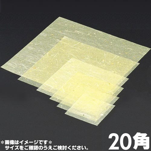 業務用　料理用　演出用品　敷紙メーカーマイン商品外寸(mm)縦200×横200その他表面のラミネート加工面に料理を盛り付けてください。材質・原材料紙、OPPフィルム