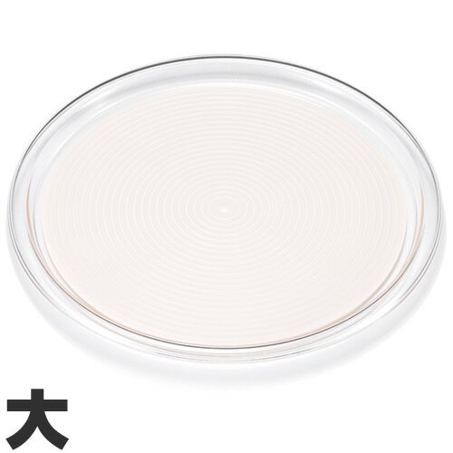 キッチン雑貨　お盆（トレイ）メーカー曙産業カラー・味・種類ホワイト商品外寸(mm)トレー：直径337×19、マット：直径290その他傾いても倒れにくく、キレイなクリアタイプのマジックトレー◆マットがはがれてお手入れラクラク♪材質・原材料トレ...