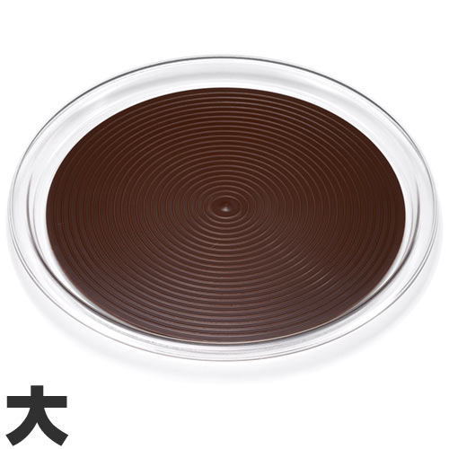 キッチン雑貨　お盆（トレイ）メーカー曙産業カラー・味・種類ブラウン商品外寸(mm)トレー：直径337×19、マット：直径290その他傾いても倒れにくく、キレイなクリアタイプのマジックトレー◆マットがはがれてお手入れラクラク♪材質・原材料トレ...