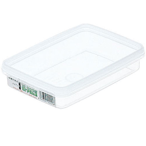 【CC】キッチン>保存・密閉容器>プラスチック製保存・密閉容器保存容器・シール容器メーカーエンテック商品外寸(mm)167×117×高さ36その他【容量】430ml、【耐熱温度】本体：-20〜120度、フタ：-30〜70度◆顔料を使わず無色...