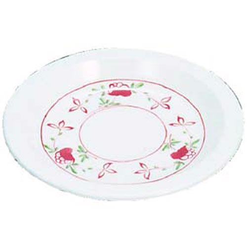 プラスチック食器　メラミン食器メーカーエンテック商品外寸(mm)径100×14その他耐熱温度：120度（電子レンジには使用できません／食器洗浄機使用可）材質・原材料メラミン樹脂生産国日本