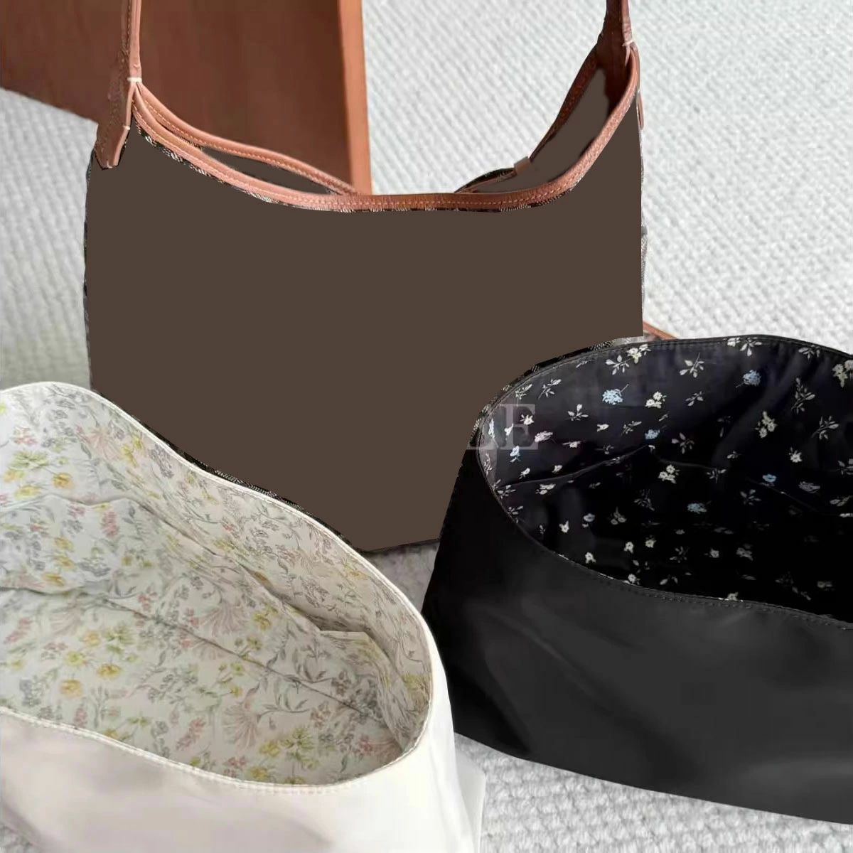 ブランド：BagCare ご注意：この商品はGoyard hoboの互換商品です。バッグはただの参照物で、非売品です。 ゴチャゴチャしているバッグの中がすっきりと片付きます。内容物が一目瞭然で、取り出し易く使いやすい鞄になります。 素材が柔...