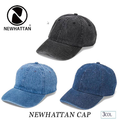 商品説明 商品名 【 ニューハッタンデニム キャップ】 素材 本体:コットン100％ サイズ 頭囲：内径約 57～59 cm ※サイズ調整可 つば：約　7 cm 深さ：約11.5cm 商品説明 【 ニューハッタンデニム キャップ 】 ニュー...
