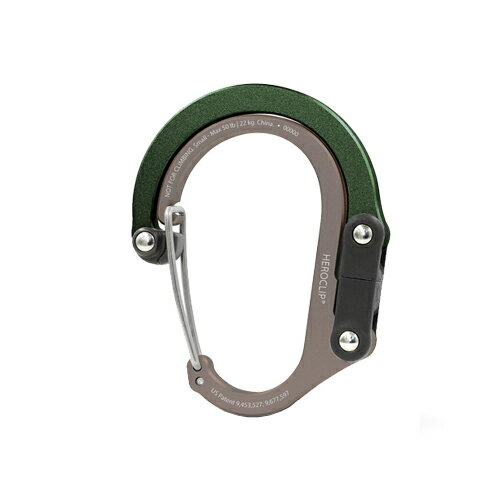 HEROCLIP Small カラーはタイトル参照 あらゆるシーンで活躍する変幻自在のカラビナ型フック しかっりとしたHEROCLIPと小ぶりのMINIの中間のサイズがこのSmall。 鞄やリュックなど少し重さのあるものを吊るすのにお勧め。...