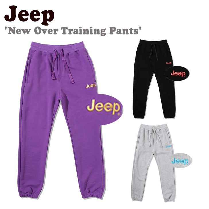 ジープ ボトムス Jeep メンズ レディース New Over Training Pants ニュー オーバー トレーニング パンツ MELANGE GREY メランジグレー BLACK ブラック PURPLE パープル GL1TSU90...