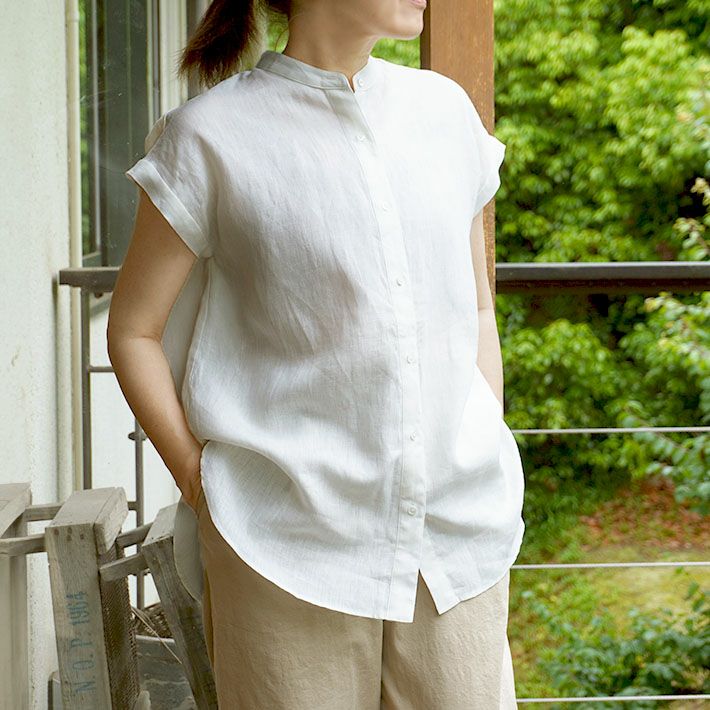 商品情報素材/材質麻 100％サイズ/寸法着丈 71.5cm バスト 116cm 裄丈 32.5cm 袖口幅 19.5cm 裾周り 129cm上記寸法は実寸です。（平置き）その他商品説明日本製＊家庭洗濯機可能/ネット使用注意＊ご使用のパソコ...