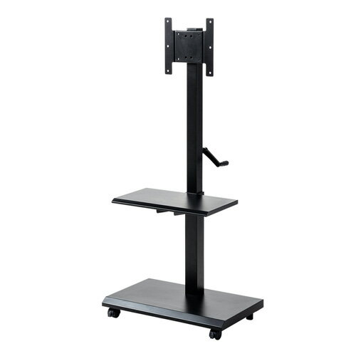 【カラー】ブラック 【製品寸法】幅580×奥行350×高さ1107.5～1367.5mm 【製品重量】13.5kg 【梱包】2個口(1015×95×72mm・5.6kg) 　　　　　　　(725×370×78mm・9.1kg) 【出荷形態】...
