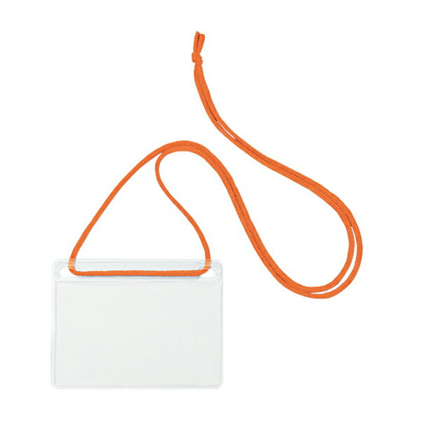 【ストラップ色】橙 【ストラップ種類】丸紐 【ストラップ寸法】長さ100cm×直径3mm 【ケース種類】ソフトタイプ 名刺用サイズ 【ケース寸法(外寸)】幅103×高さ78mm 【中紙寸法(内寸)】幅90×高さ55mm 【中紙】無し 【材質...