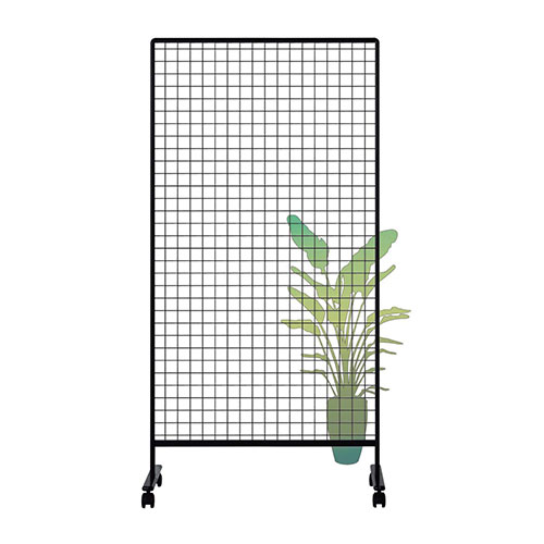 【板面種類】ワイヤーネット 【外形寸法】幅947×奥行557×高さ1850mm 【板面寸法】幅919×高さ1650mm 【有効寸法】幅883×高さ1607mm 【製品重量】10kg 【耐荷重】10kg 【特長】 　●パーティションから展示什...