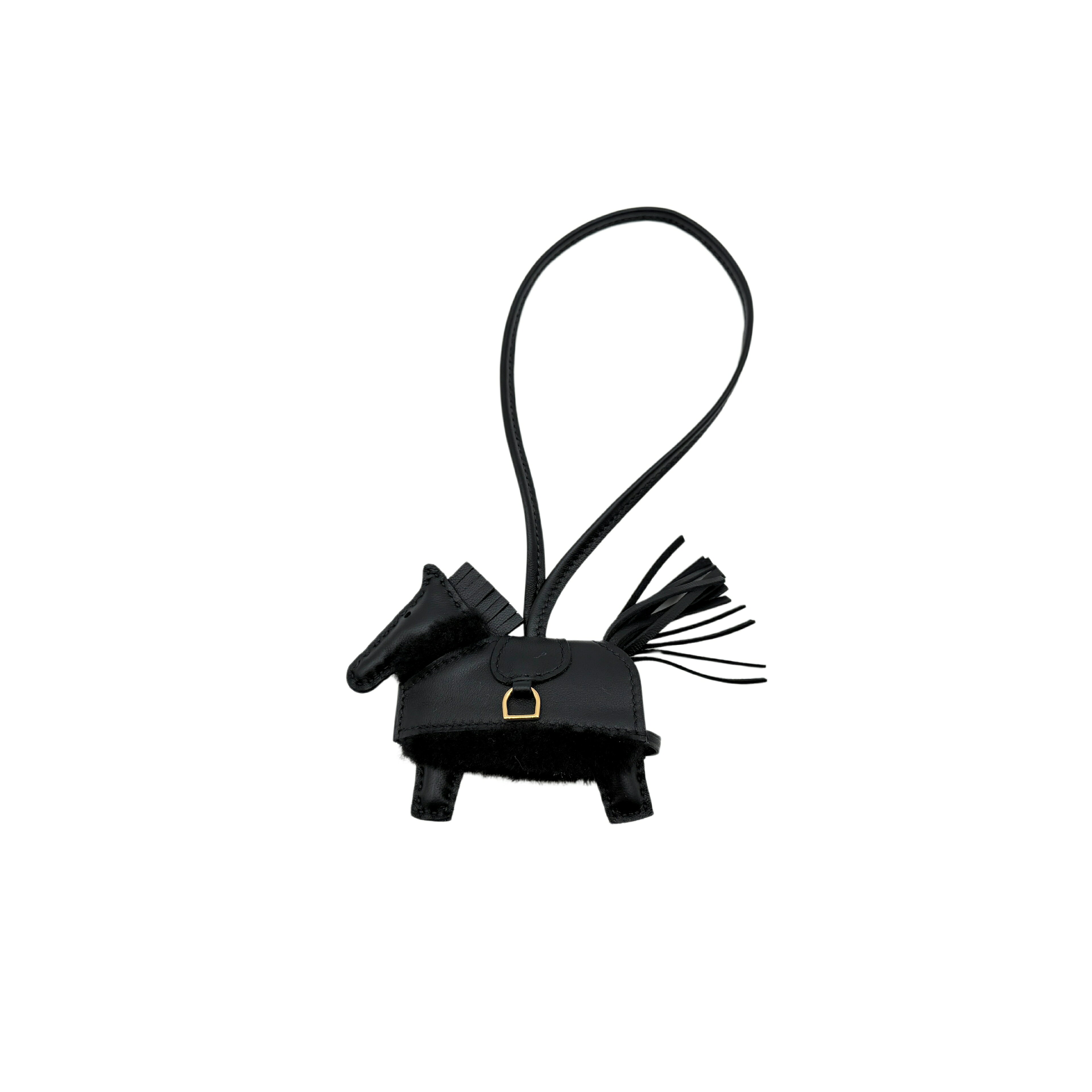 商品仕様 (Product Specifications) 状態 新品 (Nランク) ブランド HERMES (エルメス) アイテム バッグチャーム 商品名 ロデオPM ロデオプラッシュ チャーム カラー ソーブラック (黒 / オールブラ...