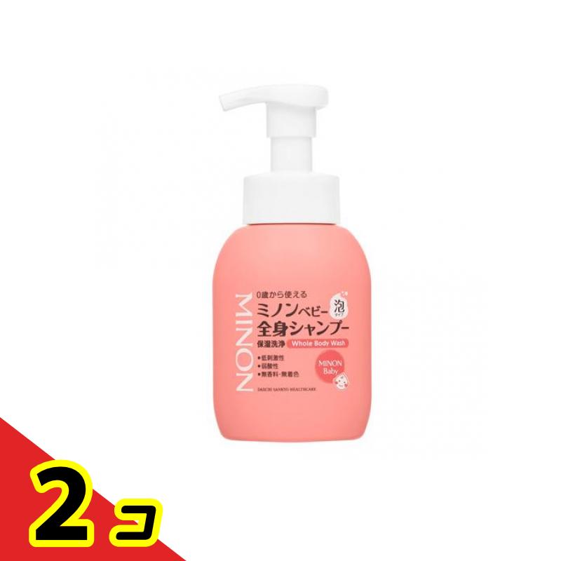 【商品名】 ミノンベビー全身シャンプー 泡タイプ 【製造販売会社】 第一三共ヘルスケア 【ご使用について】 適量を直接手にとり、軽くなでるように洗ってください。その後、ていねいに洗い流してください。 髪を洗う場合は、髪をよくしめらせ適量をつ...