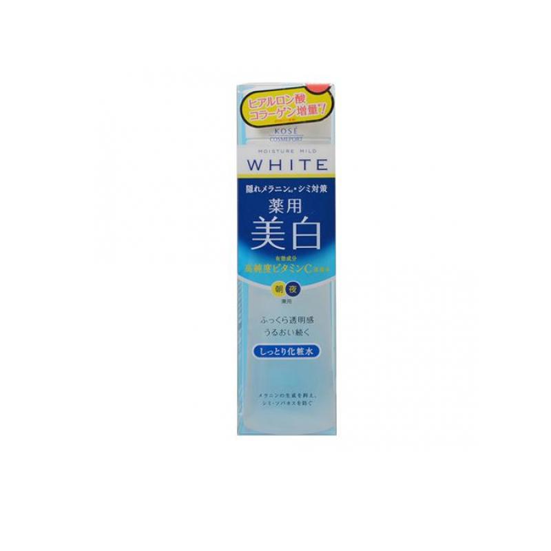 【商品名】 モイスチュアマイルド ホワイト ローションM しっとり 【製造販売会社】 コーセー（KOSE） 【成分・添加物】 ●有効成分 Ⅼ-アスコルビン酸2-グルコシド ●その他の成分 精製水、1.3-ブチレングリコール、濃グリセリン、ポ...
