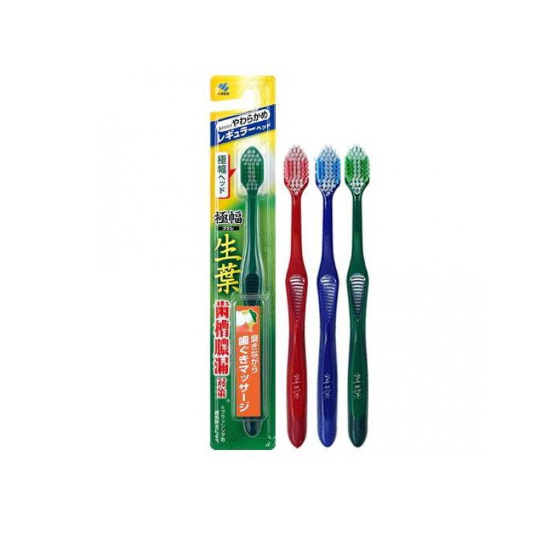 【商品名】 生葉(しょうよう) 極幅ブラシ レギュラーヘッド 【このような場合に】 磨きながら歯ぐきマッサージ 歯と歯ぐきを同時に磨ける歯ブラシ 歯槽膿漏対策に 【製造販売会社】 小林製薬 【ご使用について】 毛先がひらいたらとりかえましょ...