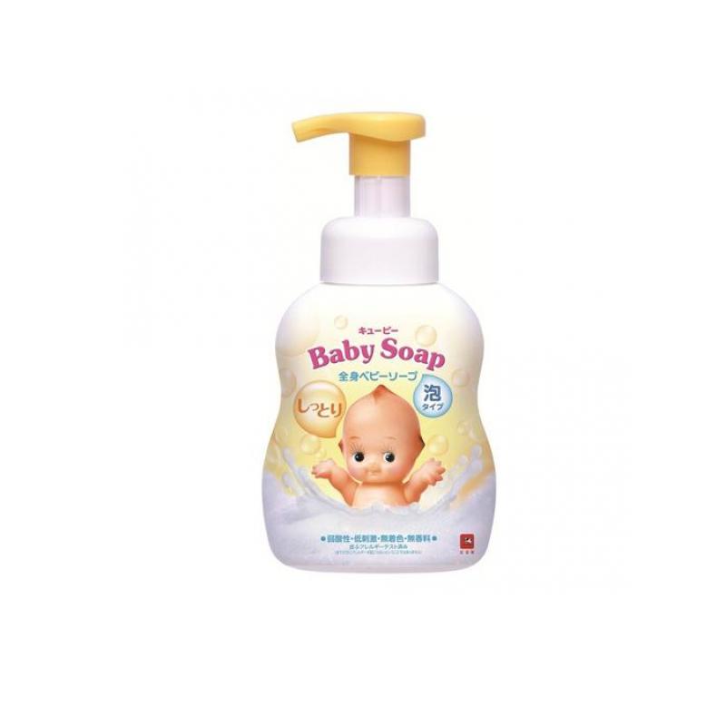 【商品名】 キューピー しっとり全身ベビーソープ 泡タイプ 【このような場合に】 赤ちゃんのカサカサお肌に 【製造販売会社】 牛乳石鹸共進社（COW） 【ご使用について】 適量の泡を手などにとり、やさしく洗い、あとは流してください。髪を洗う...