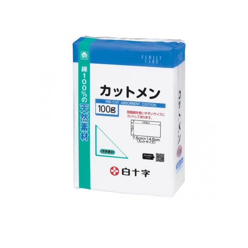 【商品名】 白十字 FCカットメン 脱脂綿 【使用目的又は効果】 パッド状の綿繊維から成り、医薬品の塗布や、患者の体表から少量の体液を吸収する等を目的とします。 【保管上の注意】 (1)保存中の水漏れに注意し、高温、多湿、直射日光の当たる場...
