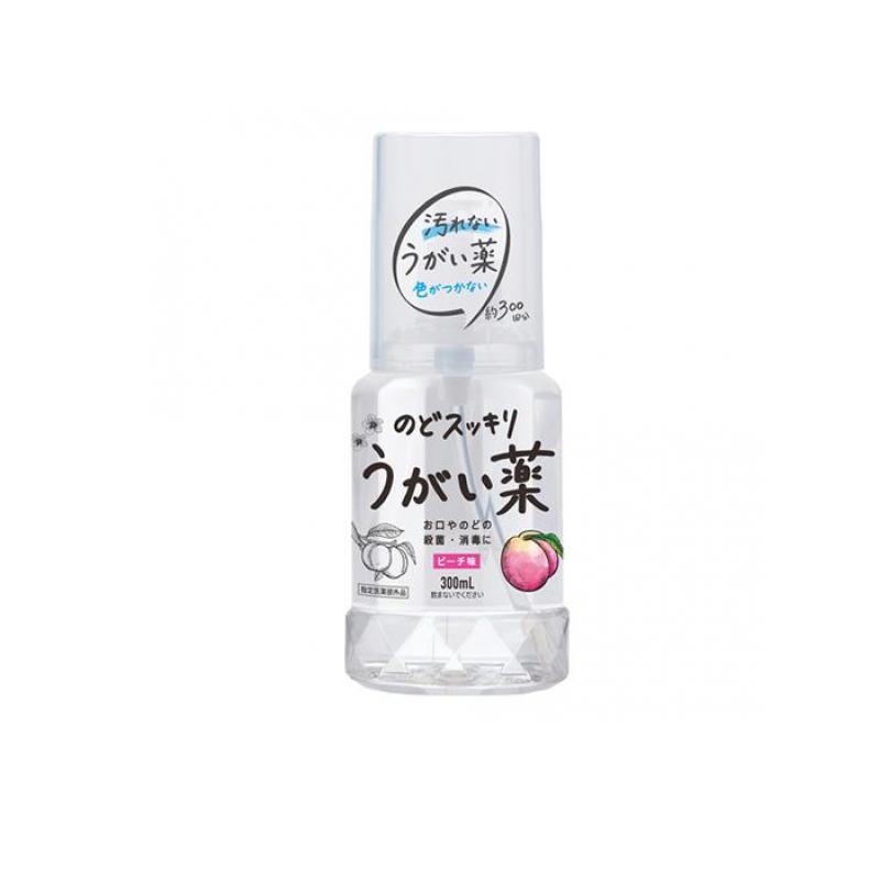 【商品名】 のどスッキリうがい薬 ピーチ味 【効能・効果】 口腔内及びのどの殺菌・消毒・洗浄、口臭の除去 【保管上の注意】 (1)高温をさけ、直射日光の当たらない涼しい所に保管してください。 (2)小児の手の届かない所に保管してください。 ...