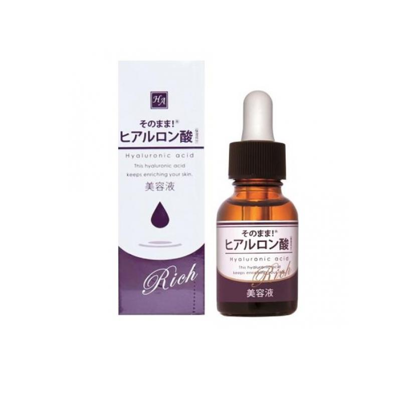 【商品名】 そのまま!ヒアルロン酸 リッチ 美容液 【このような場合に】 お肌の水分を保つ美容液。 お肌の乾燥が気になる方に。 【保管上の注意】 (1)お子様の手の届かないところに保管してください。 (2)直射日光のあたる場所、極端に高温ま...