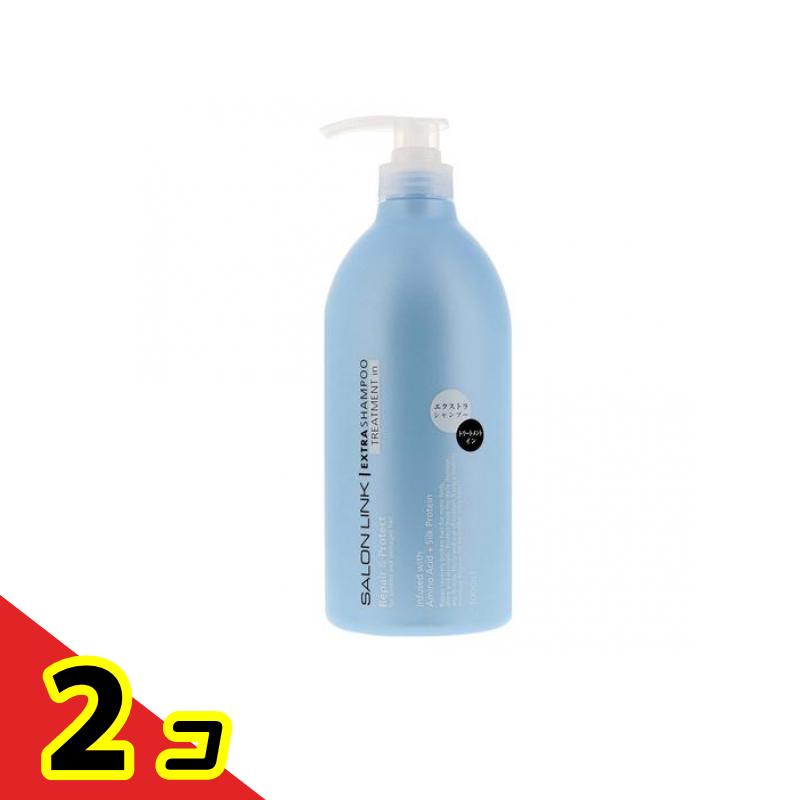 【商品名】 サロンリンク エクストラ トリートメント イン シャンプー 【製造販売会社】 熊野油脂 【成分・添加物】 水、ラウレス硫酸Na、コカミドプロピルベタイン、グリセリン、コカミドDEA、PG、ジステアリン酸グリコール、ラウロイルメチ...