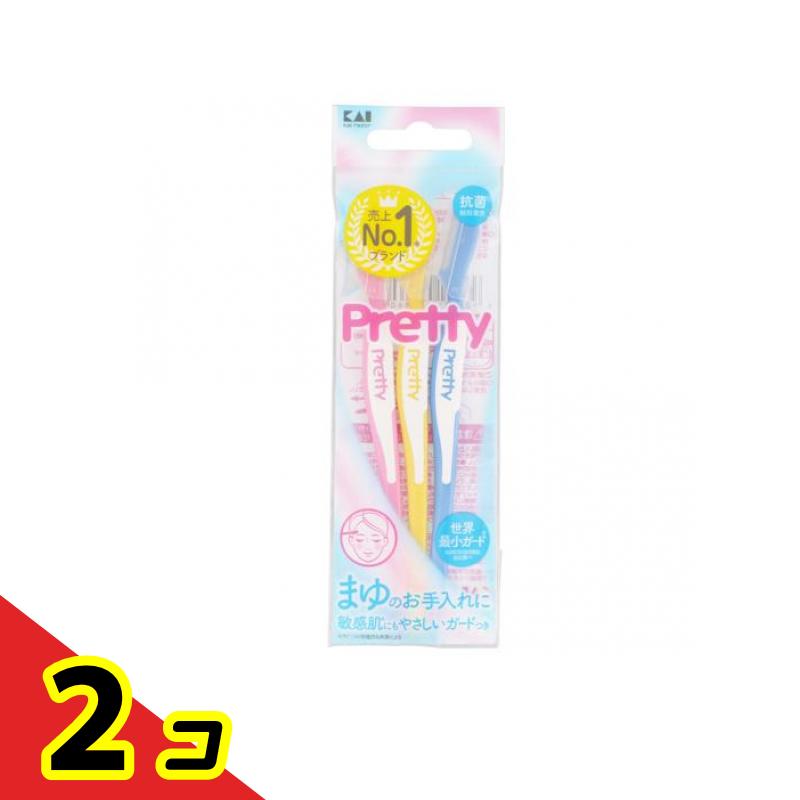 【商品名】 貝印 Pretty(プリティー) アイブロー 【保管上の注意】 ・乳幼児の手が届かない安全な場所に保管してください。 ・未使用のカミソリは乾燥した所に保管してください。 【製造販売会社】 貝印（KAI） 【ご使用について】 【使...
