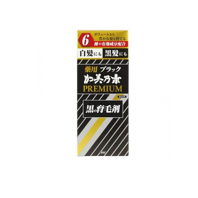 【商品名】 薬用ブラック加美乃素PREMIUM(プレミアム) 黒の育毛剤 【効能・効果】 育毛、脱毛の予防、病後・産後の脱毛、ふけ、かゆみ、養毛、薄毛、毛生促進、発毛促進 【製造販売会社】 加美乃素本舗（かみのもと） 【ご使用について】 【...