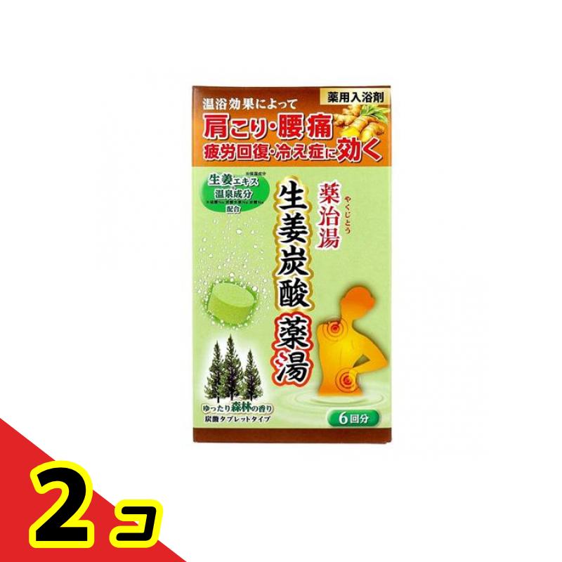 【商品名】 ヘルス薬用入浴剤 薬治湯(やくじとう) 生姜炭酸薬湯 ゆったり森林の香り 【効能・効果】 あせも、荒れ性、うちみ、くじき、肩のこり、神経痛、しっしん、しもやけ、痔、冷え性、腰痛、リウマチ、疲労回復、ひび、あかぎれ、産前産後の冷え...