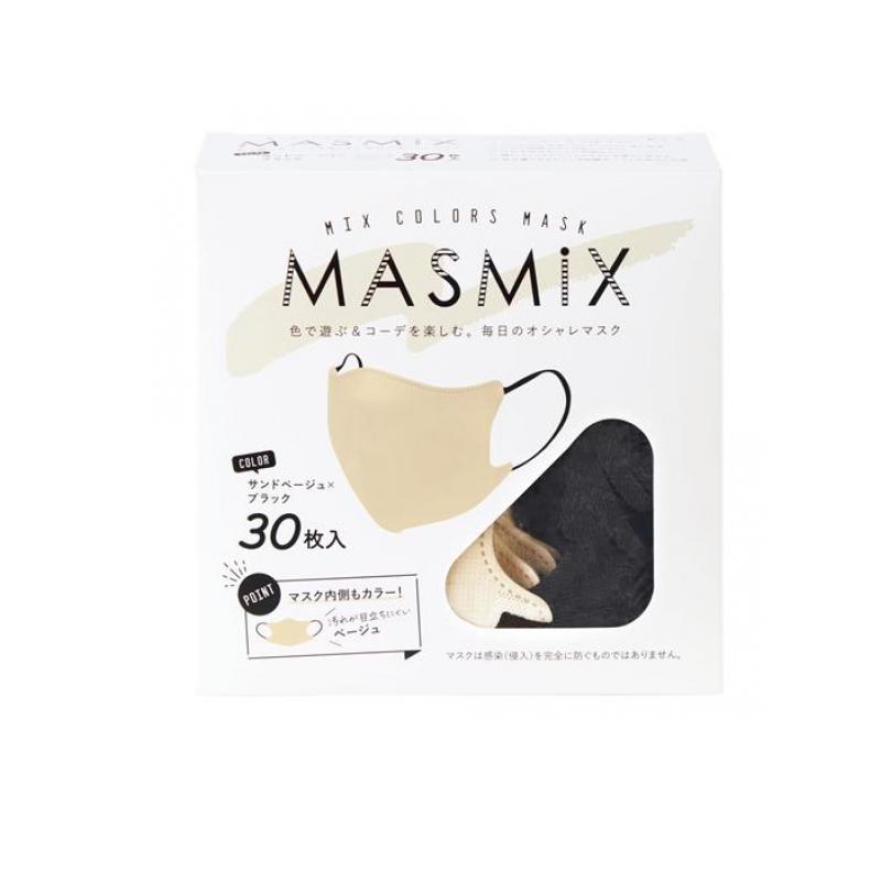 【商品名】 MASMiX(マスミックス) マスク 【保管上の注意】 高温・多湿・直射日光を避け、乳幼児の手の届かない場所に保管してください。 【製造販売会社】 川本産業（カワモト） 【ご使用について】 【使用方法】 (1)マスクの上下を確認...