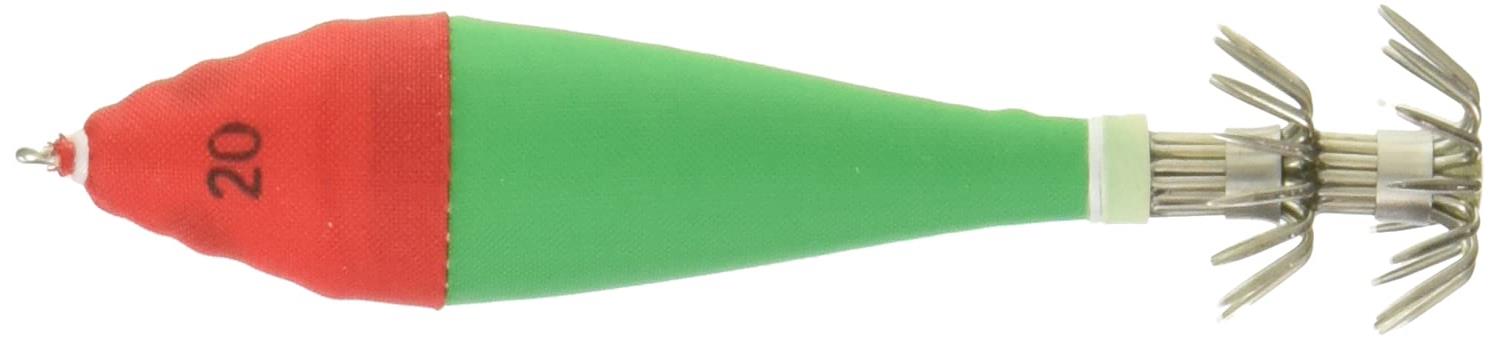 主な対応魚種:ツツイカ使用可能な釣法:イカ釣りエギング重量:75g / サイズ:20号カラー:ブルー夜光レッドグリーン BLRMダイレクトアイフラッシュアイ:フラッシングアピールする。14本×2段の段差フック:ツツイカの細い足も確実に掛ける...