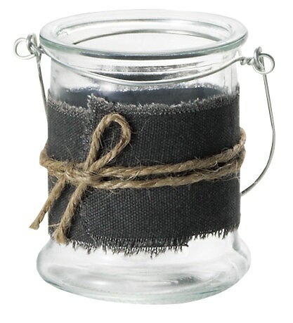 アルモディガラス サイズ：Φ8.5cm×高さ10.0cm 素材：ガラス　麻紐　布地 製造上、気泡が入る場合があります モニターの発色の具合によって実際のものと色が異なる場合があります 当店では、サービス向上の一環として 【商品・サービス】に...