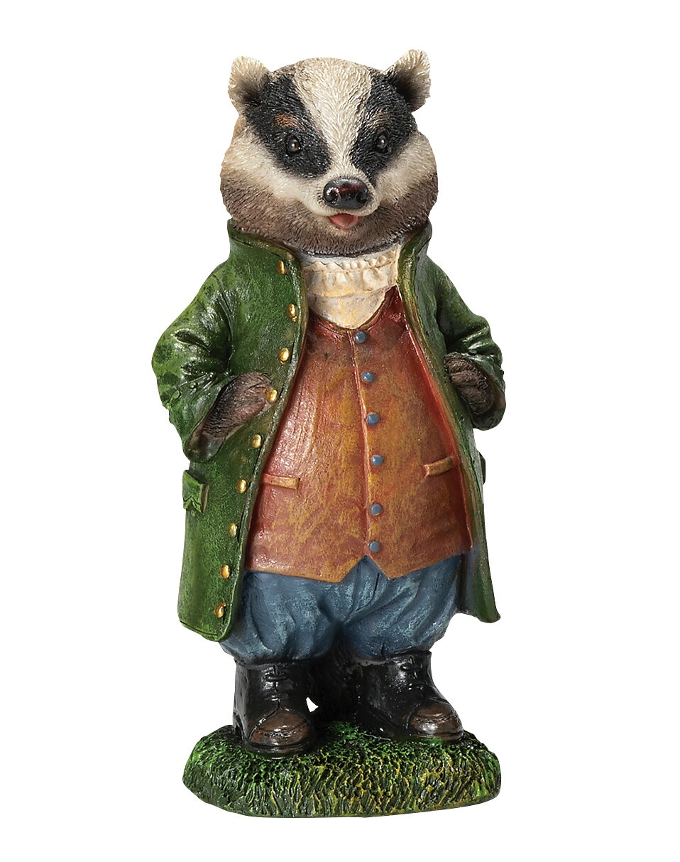 英国紳士・アライグマさん【アウトレット】【限定8個】 サイズ：10.5x10.5xH22cm 素材：ポリレジン 可愛いアライグマさんが、お洋服で着飾って、英国紳士に扮しています お部屋のインテリアにおすすめ モニターの発色の具合によって実際...