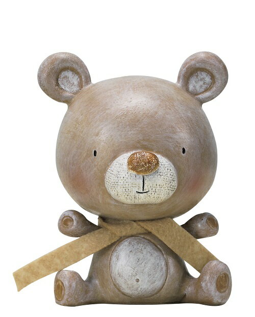 クマ お庭にも対応しておりますが、焼けによる色あせは出てきます。 サイズ：奥行8.0×横8.5×高さ11.0cm 素材：ポリレジン製 陶器より割れにくい素材となります。 モニターの発色の具合によって実際のものと色が異なる場合があります 当店...