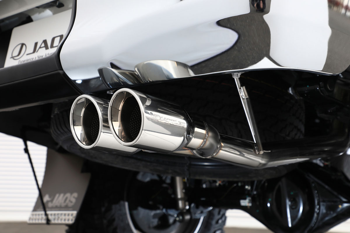 【適合車種】 メーカー:トヨタ 車種:ハイラックス 年式:17/09- 適応:ALL 【製品特徴】 2本出しサークルテールを採用したフルステンレスマフラー。 スポーティで抑えが効いた小気味良いサウンド、 そしてスポーツマフラーらしい軽快な吹...