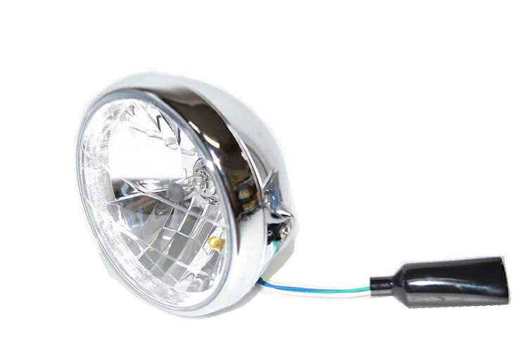 商品説明中型単車や大型単車に装着可能な、7インチ ヘッドライト。H4バルブ、60W/55W-12V。レンズは樹脂タイプ。ポジションランプ付。仕様・規格■メーカー■・KN企画[ケイエヌキカク]■メーカー品番■・DE08■JANコード■・456...