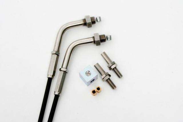 ACTIVE スロットルキットTYPE-1・2・3 DIYスロットルワイヤー 2本入 2本入 スロットルキットTYPE-1・2・3 DIYスロットルワイヤー 2本入 ほぼすべてのハンドルに対応可能な、最長1400mmの汎用ワイヤー。錆びにく...