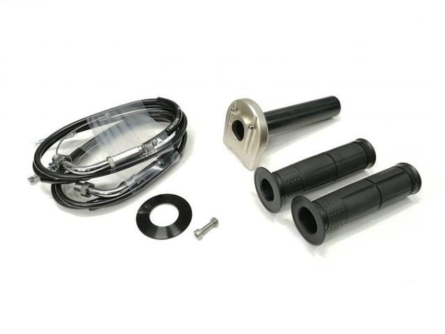 ACTIVE 汎用スロットルキット TYPE-3 Tゴールド 巻取φ44 [ワイヤー:メッキ金具 1050mm] Tゴールド 汎用スロットルキット TYPE-3 Tゴールド 巻取φ44 [ワイヤー:メッキ金具 1050mm] アクティブ ス...
