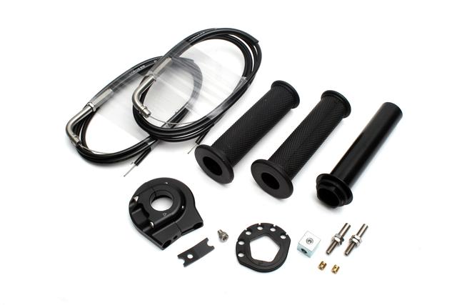 ACTIVE ハイスロットルキットEVO2 汎用キット [ホルダー:スモール/ブラック] 巻取φ42 ブラック ハイスロットルキットEVO2 汎用キット [ホルダー:スモール/ブラック] 巻取φ42 ほぼすべてのハンドルに対応可能な最長14...