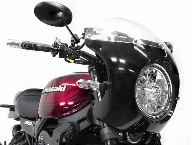 ACTIVE ビキニカウル FRP製 黒ゲルコート仕上げ(クリアスクリーン)対応車種 KAWASAKI Z900RS '2018 ~ '2025 ビキニカウル ビキニカウル FRP製 黒ゲルコート仕上げ(クリアスクリーン) オートバイ本来の...