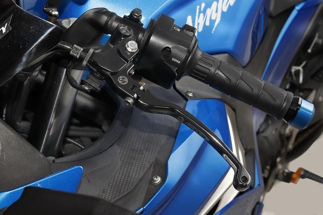 ACTIVE STFクラッチレバー ブラック対応車種 KAWASAKI Ninja400(ABS) '2018 ~ '2024, KAWASAKI Z400 '2019 ~ '2024 (※), KAWASAKI Ninja250 '201...