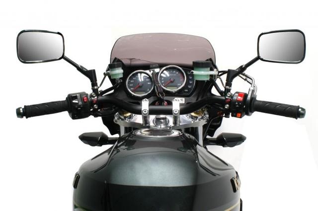 ACTIVE コンバーチブルステムキット φ43 シルバー(ハンドルポスト径φ22.2)対応車種 KAWASAKI ZRX1200 DAEG '2009 ~ '2016, KAWASAKI ZRX1200R '2001 ~ '2008, K...