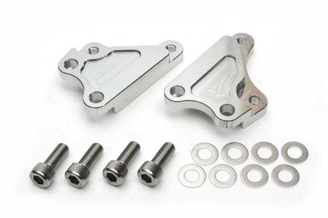 ACTIVE キャリパーサポート シルバー (40mmピッチ&STDローター径用)対応車種 HONDA CB1100 '2010 ~ '2017, HONDA VTR1000F '1997 ~ '2003, HONDA CBR900RR '...