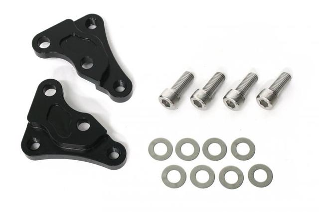 ACTIVE キャリパーサポート ブラック (brembo 40mmピッチ＆大型ローター径対応)対応車種 KAWASAKI GPZ900R '1990 ~ '1998 (A7~A11), KAWASAKI ZEPHYR400χ '1997 ...
