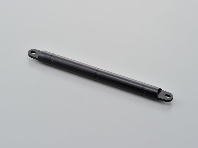 凹凸の少ないシンプルなバー形状(溝部分除くシャフト径Φ22.2)だから、スマホホルダーやUSB電源などの取り付けに便利。クランプセット、シャフト、アダプターバーを組み合わせて使用します。・シャフト長：250mm・カラー：ブラック250mm※...