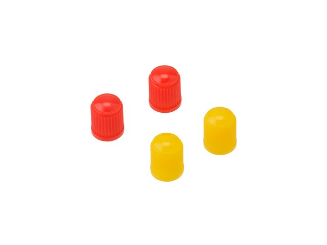 メーカーカテゴリ: その他ホイール関連 / DRC / DRC / DRC品番: F7452メーカー品番: D58-03-212定価(税込): 176円カラー: レッド＆イエロー内容: 4個入り2色セットプラスチック製カラーエアバルブキャッ...