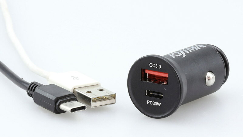 ●USB Type-CとType-Aの2ポ-トを備えた変換アダプタ-です。最大出力は単独出力時でそれぞれ5V/3A、同時出力時ではそれぞれ5V/2.4Aとなっており、急速充電のPD及びQC3.0にも対応しております。また、USBケ-ブルは別...