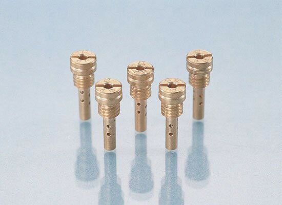 ※画像はイメージの場合がございます。※必ずメーカーホームページをご確認ください。商品説明アイドリングから開け始めまでに作用するジェット。開け始めの息継ぎやスロットルレスポンスが鈍い場合はセッティングが必要です。備考○1ヶ販売適合車種●下記の...